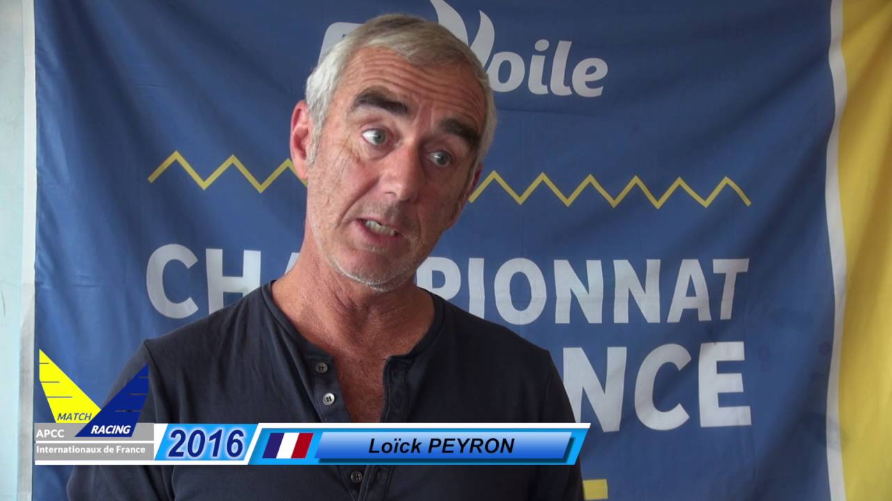 Loick Peyron parle des Internationaux de France de Match Racing - YouTube