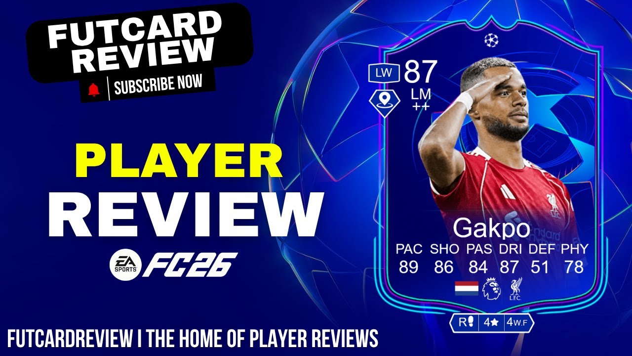 UCL Primetime Gakpo – Just Average or a beast? 💥EA FC 26 Review I FIFA ...