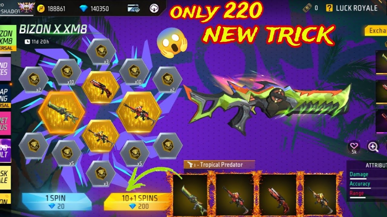 NEW BIZON X XM8 EVENT FREE FIRE | FF NEW EVENT TODAY | FREE FIRE NEW ...