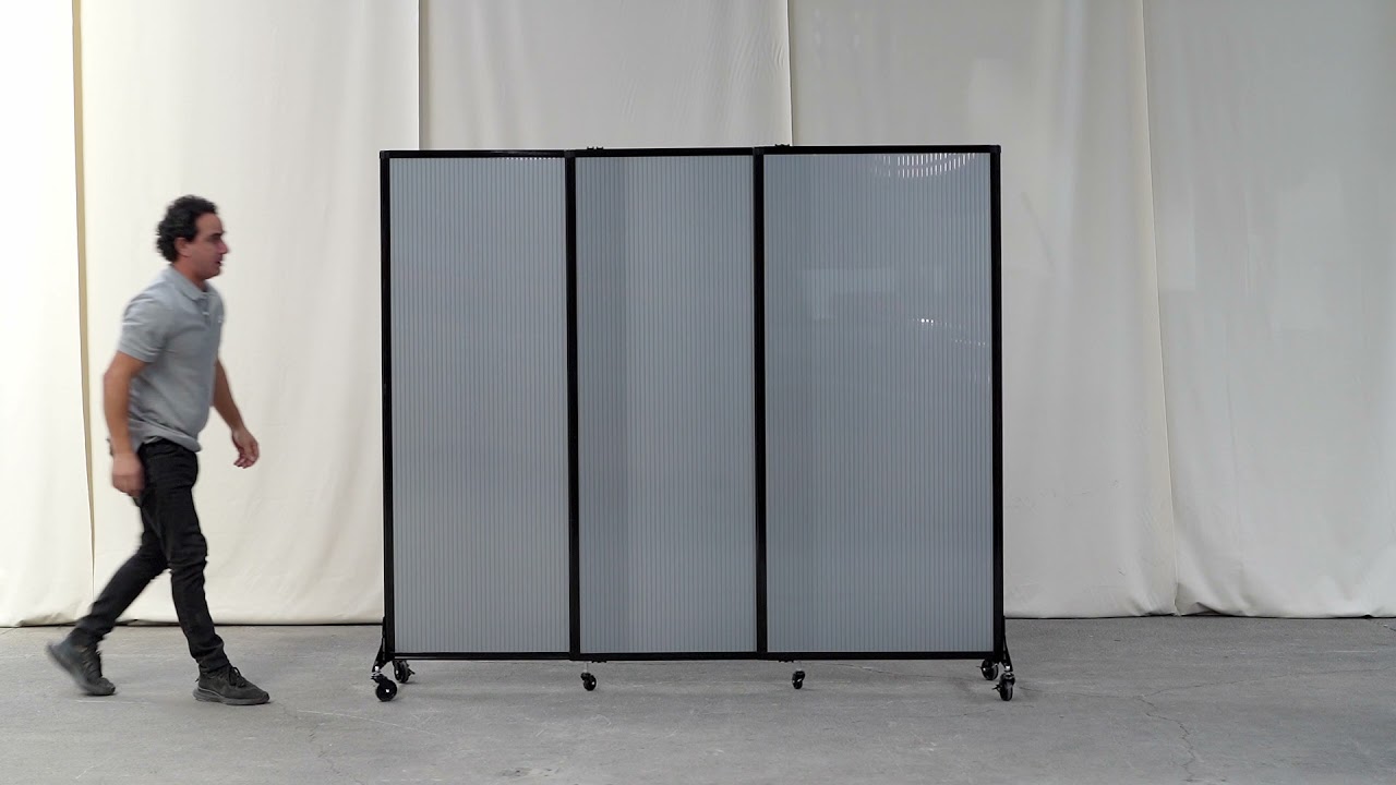 Afford A Wall - Sliding Polycarbonate Privacy Screen - Portable ...