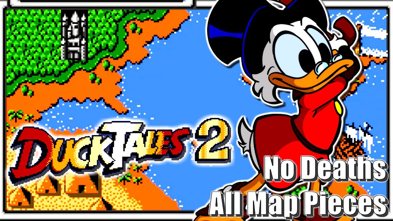 Ducktales 2 (Nintendo NES) - DEATHLESS RUN ~ All Map Pieces - YouTube
