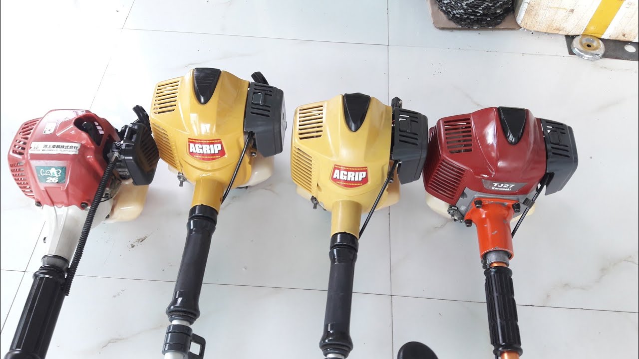 Máy cắt cỏ Kawasaki TJ27 Sản xuất tại Nhật bản | Đời mới tiết kiệm xăng ...