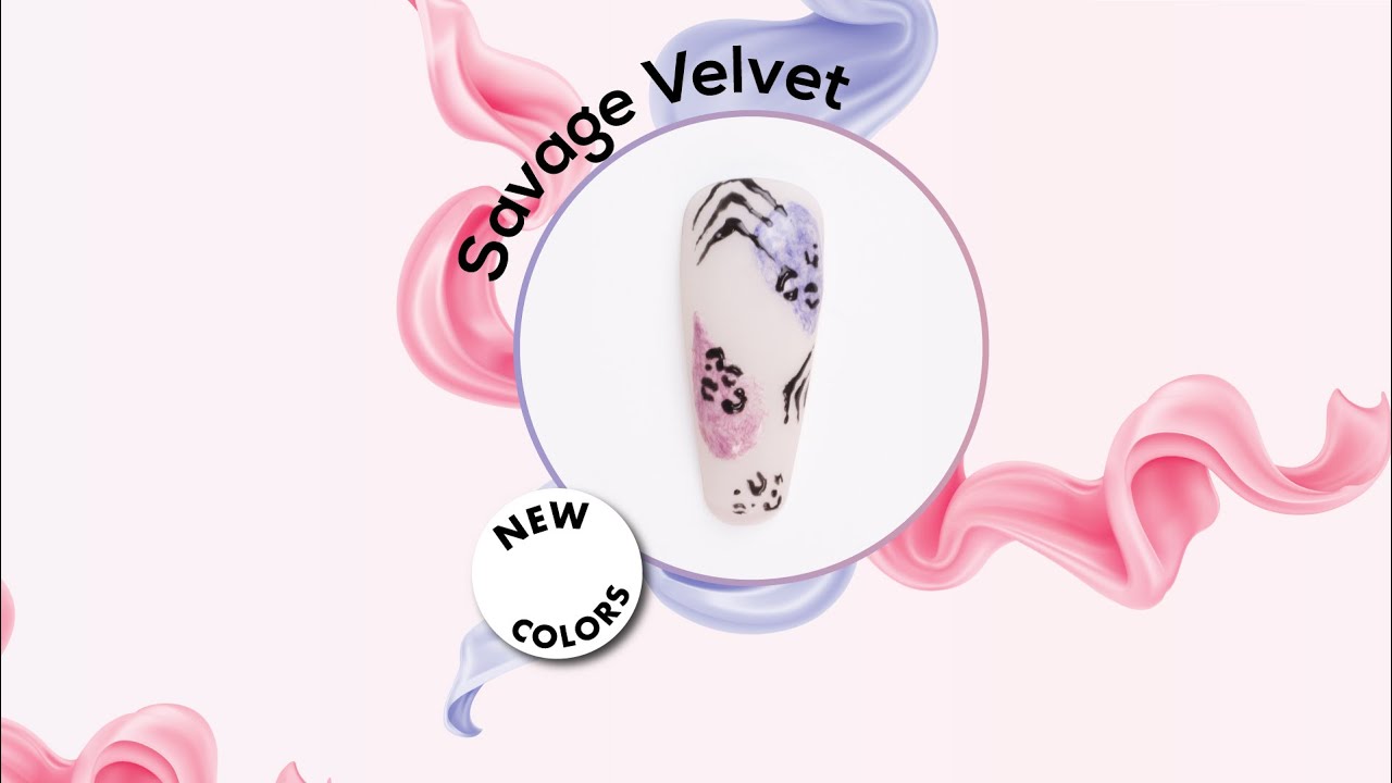 Nail art Savage Velvet: nail art tutorial with our Rose and Blue Velvet ...