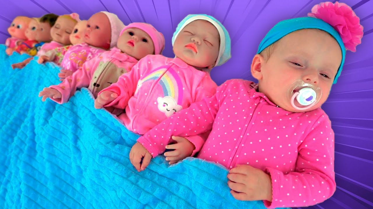 Ten in the bed! Zehn im Bett und Slime Lied | Maya und Mary ...