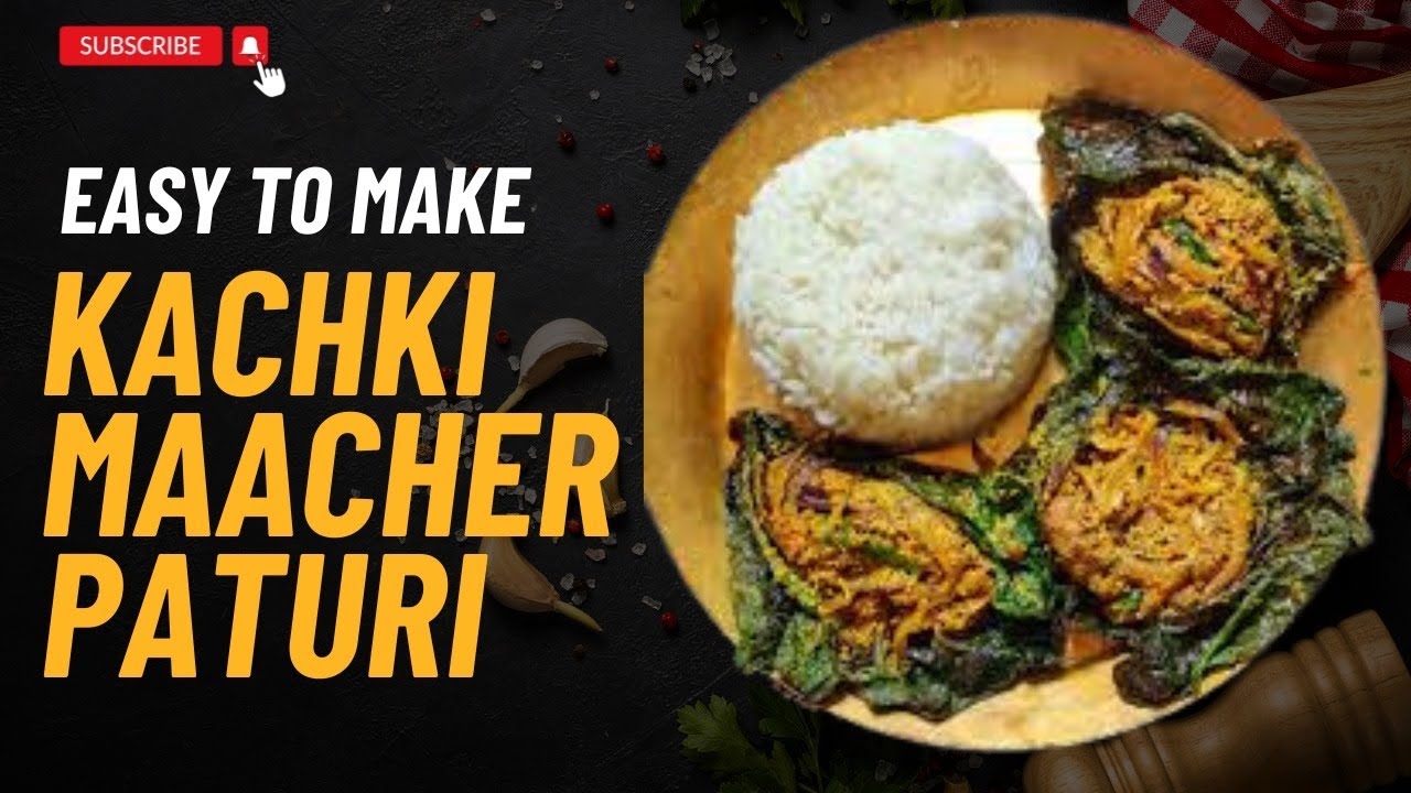 How to Make Kachki/Ganga River Sprat Fish Wrapped in Banana Leaf Paturi ...