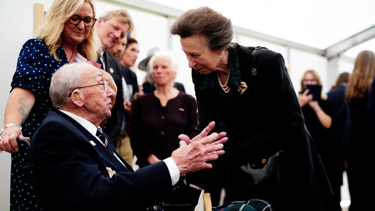 Princess Anne marks 80th anniversary of Operation Market Garden on ...