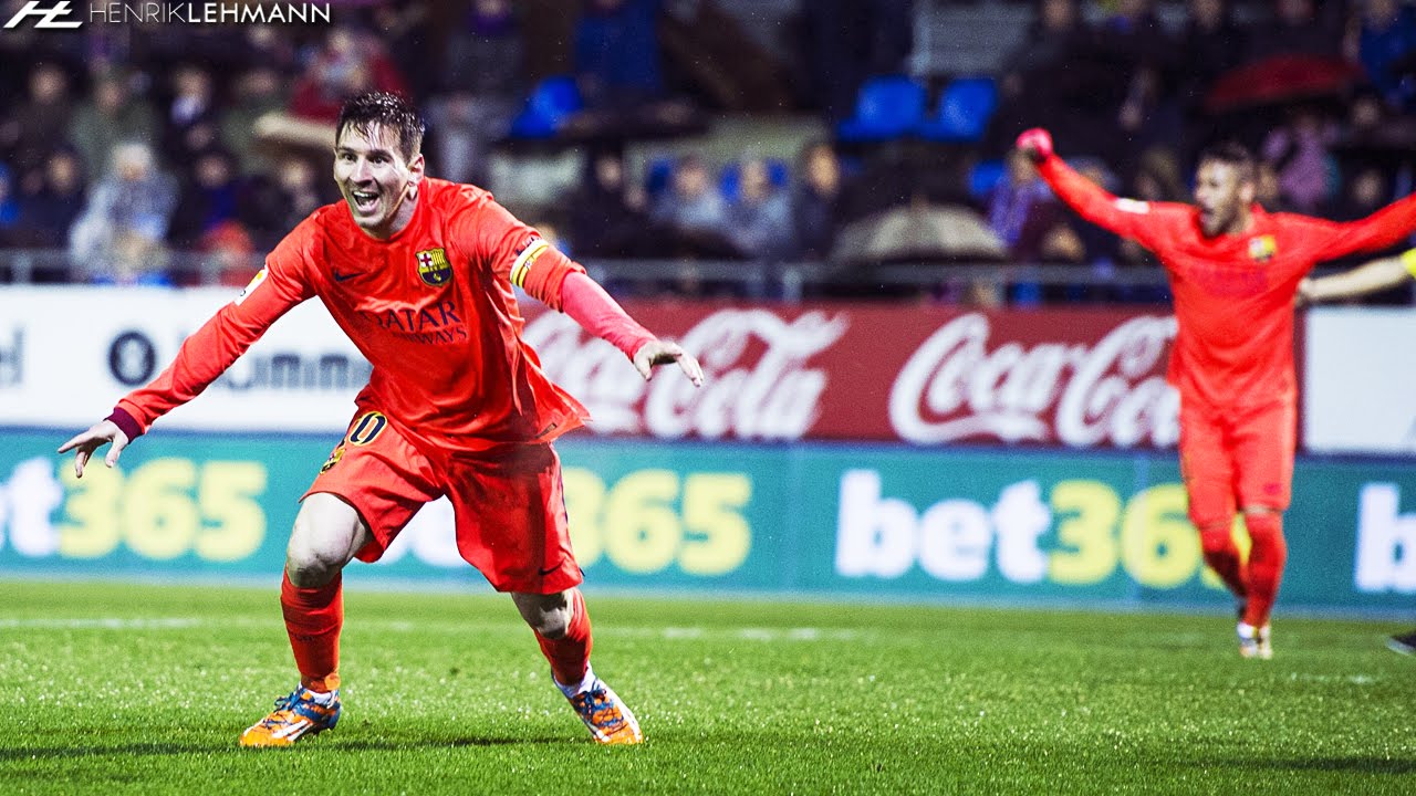 Lionel Messi All 5 Goals In March 2015 - YouTube