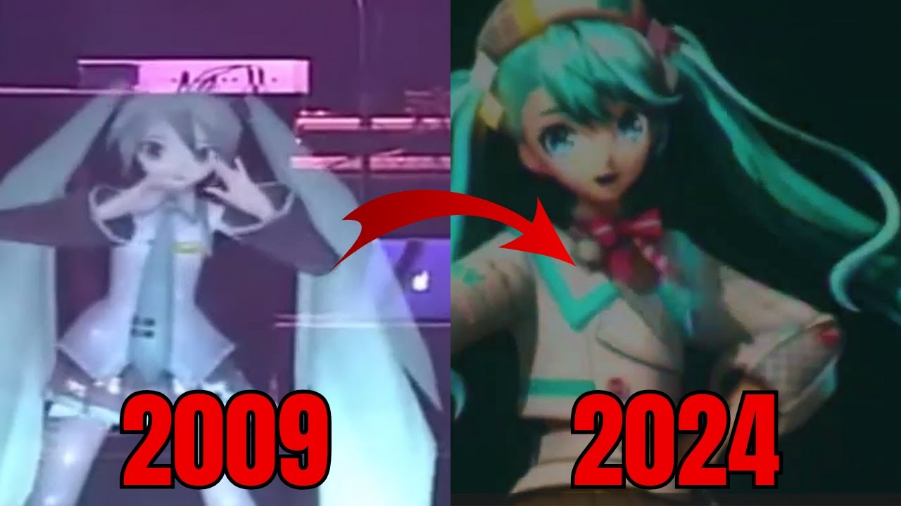 Hatsune miku live evolution(2009/2024) - YouTube