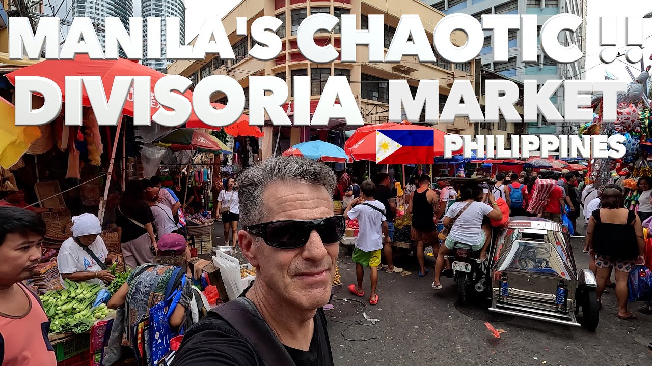 EXPLORING THE CHAOTIC DIVISORIA MARKET MANILA, PHILIPPINES 🇵🇭 - YouTube
