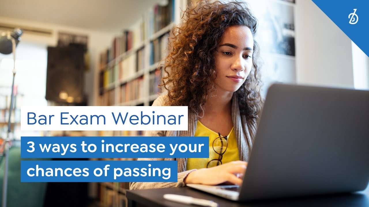 [Bar Exam Webinar] 3 ways to increase your chances of passing - YouTube