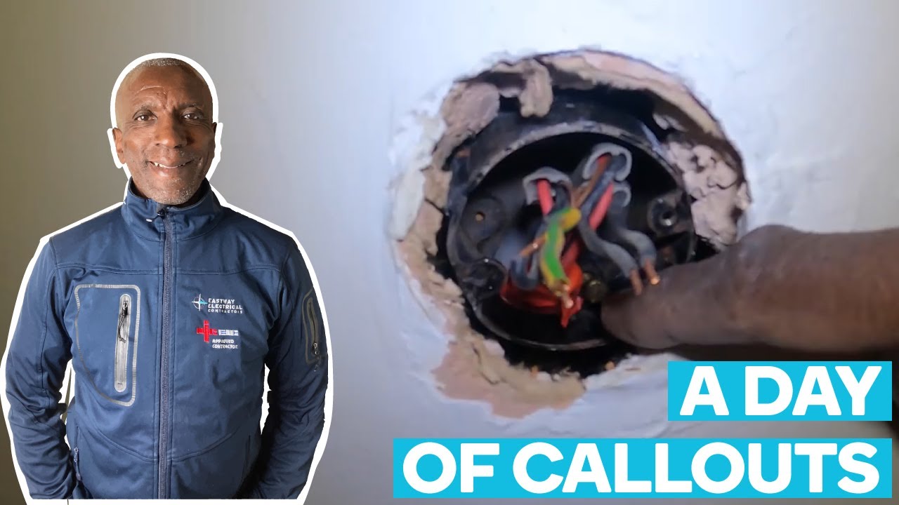 A Day Of Callouts | Electrician In London - YouTube