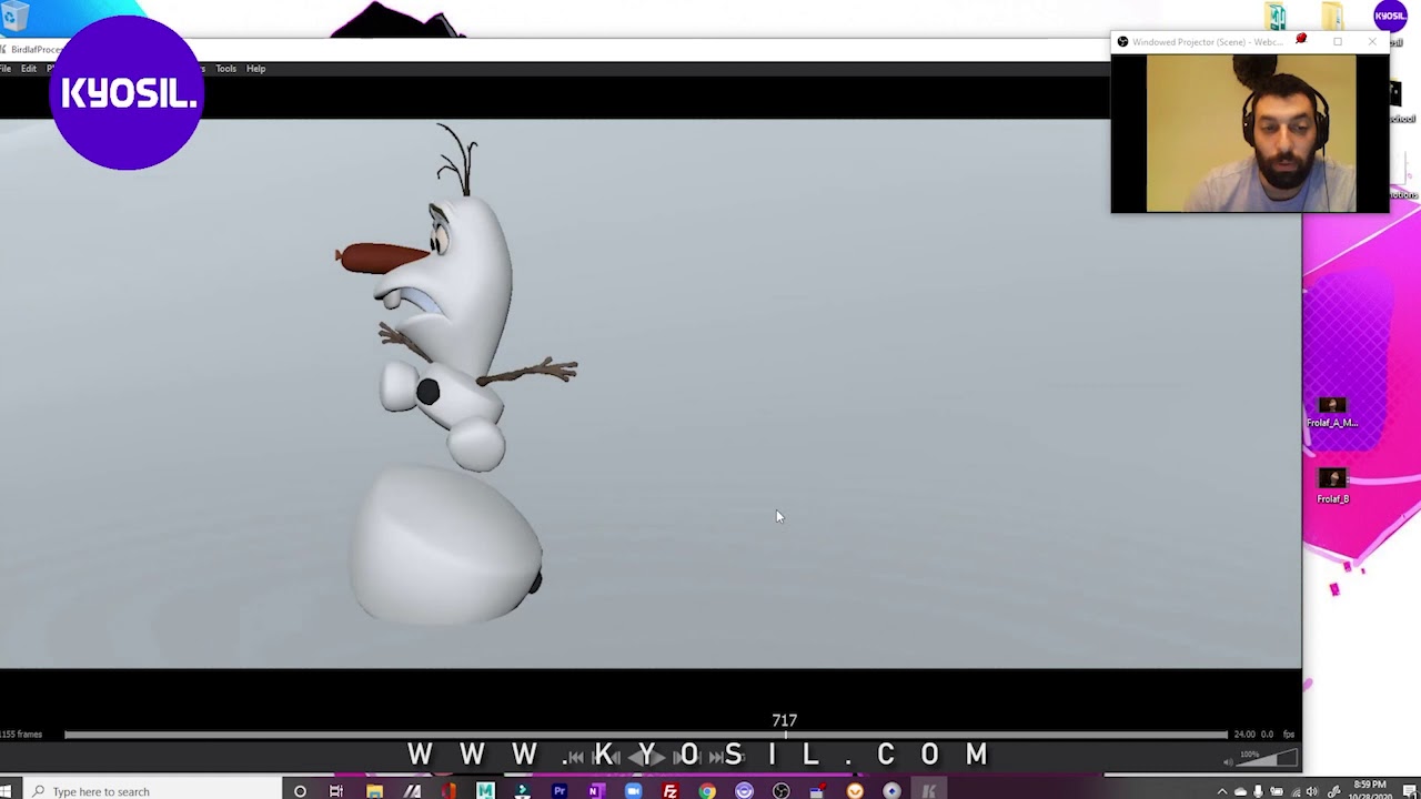 Olaf Shot Animation Process - Alex Snow - YouTube