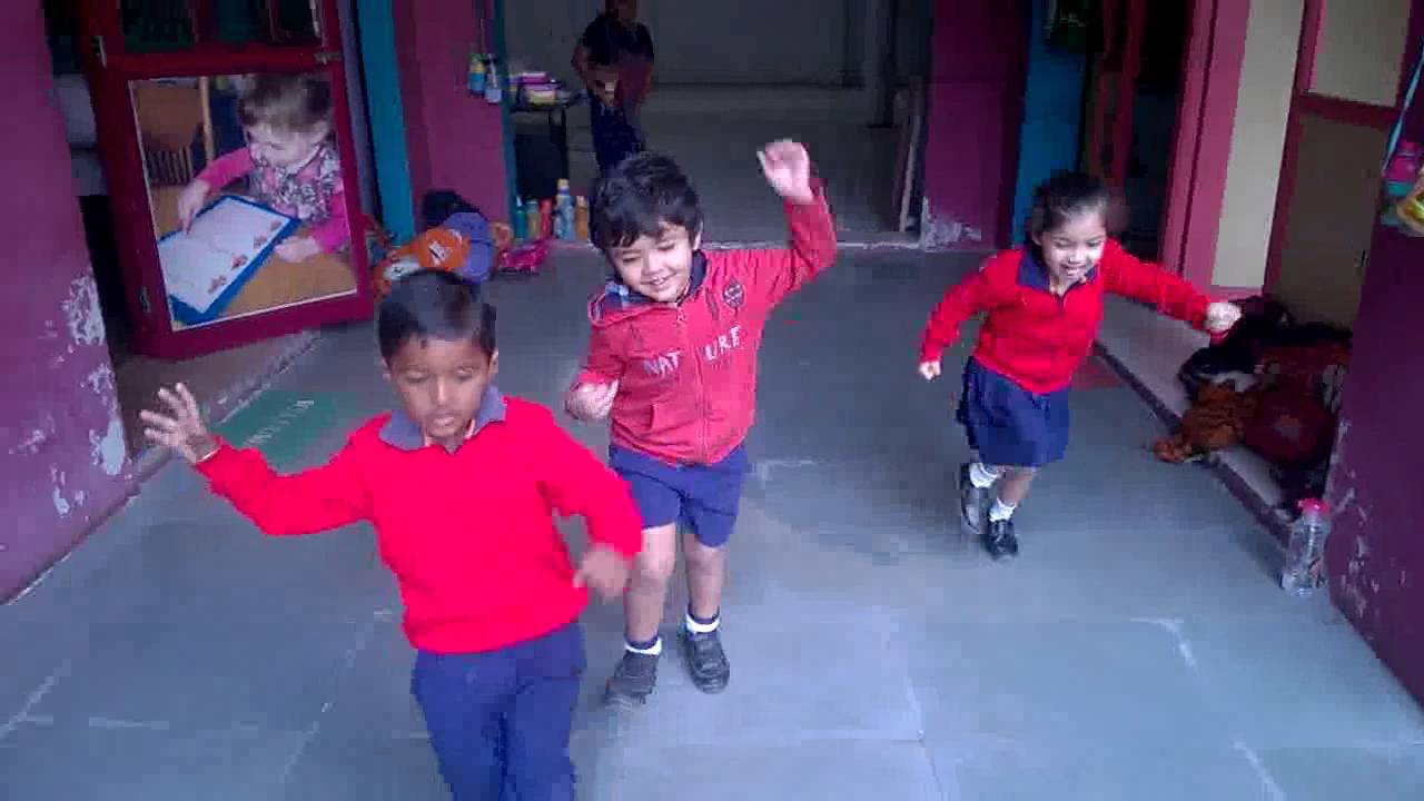 Hopping Activity in Nursery - YouTube