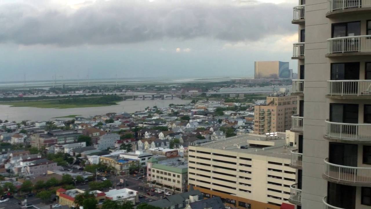 Atlantic City Ocean Club balcony view - YouTube