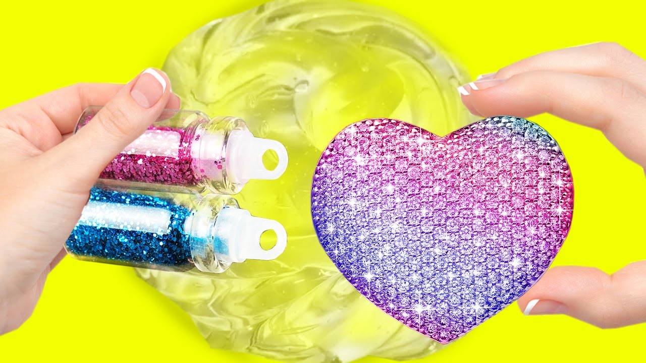 27 IDEE CON IL GLITTER, LA COLLA A CALDO E L'ARGILLA - YouTube