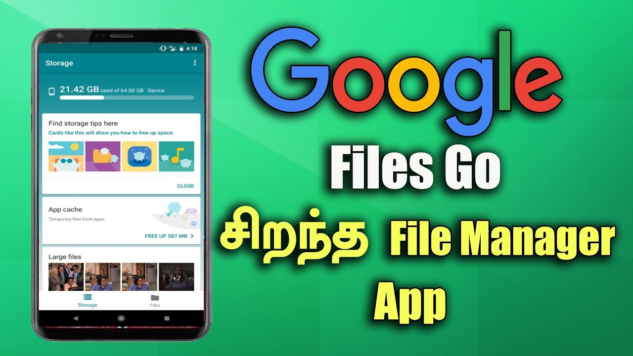Files Go - Google இன் புதிய File Manager App - YouTube