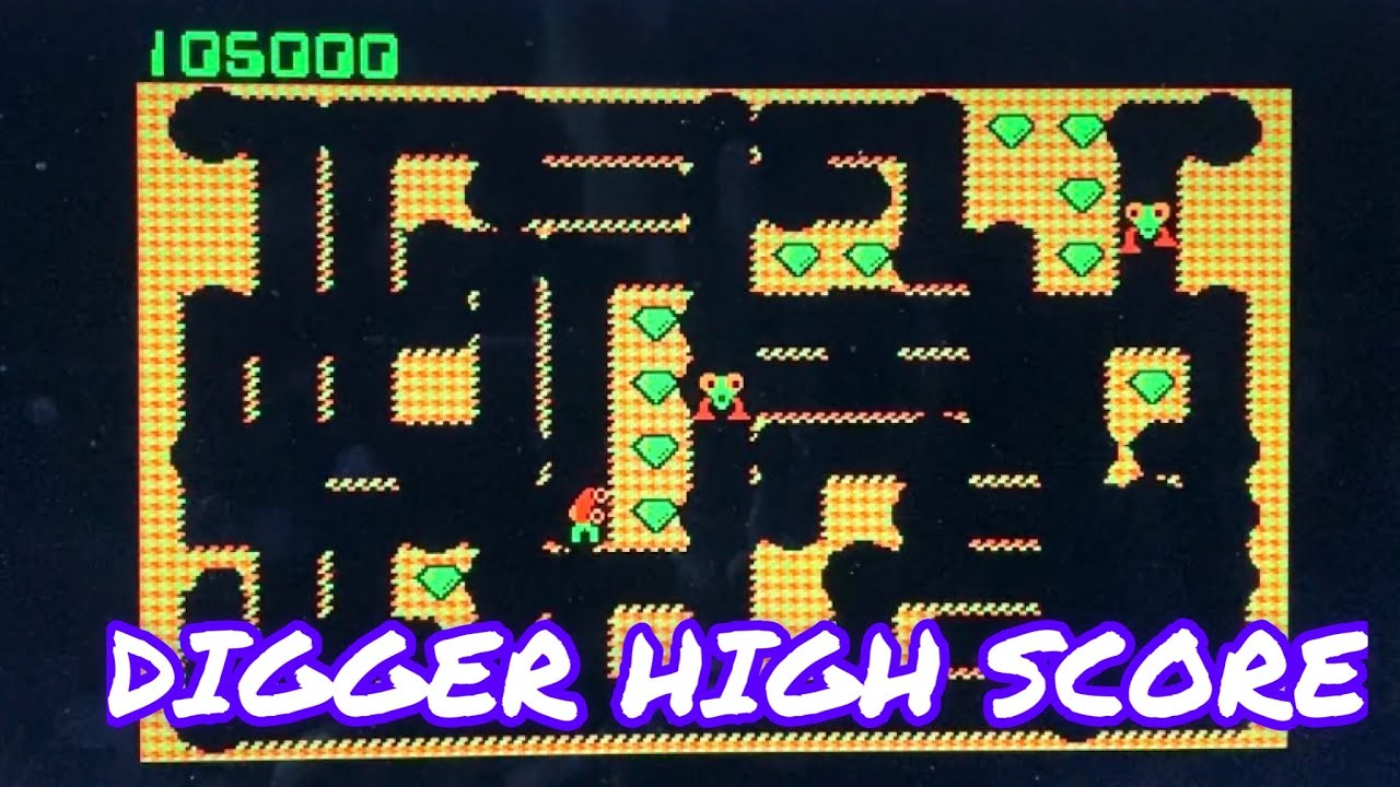 Scoring 105,000 points in Digger - YouTube