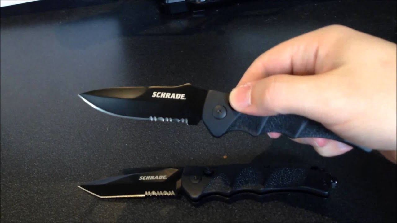 Schrade Extreme Survival Automatic Knife - YouTube