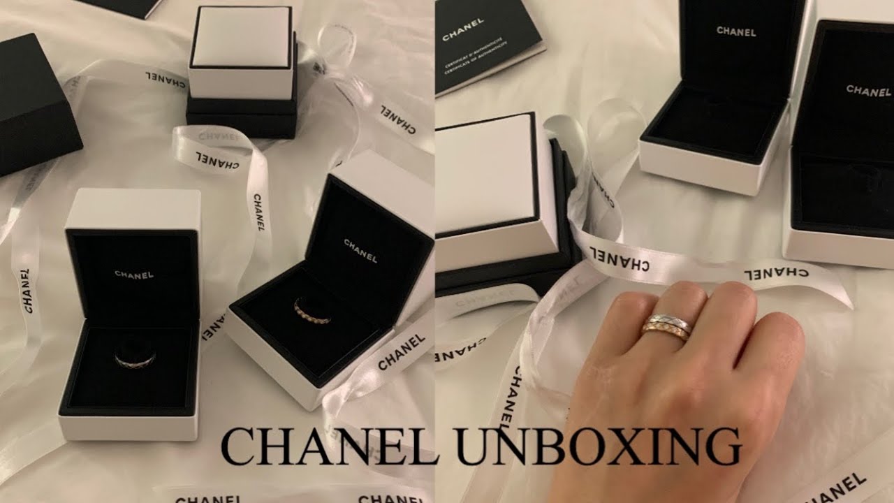 Vlog 샤넬 코코크러쉬💍 언박싱 리뷰 베이지골드 미니 다이아 스몰 사이즈 레이어드 결혼기념일 선물 쥬얼리
