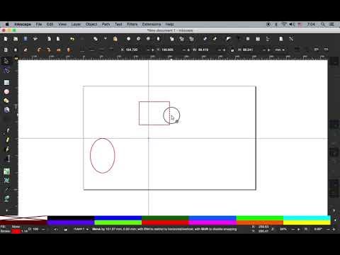 Guides and Snap to Center in Inkscape - YouTube