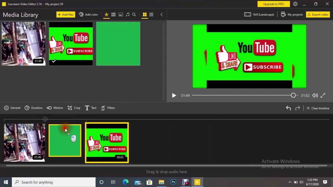 ice cream video editor with color concept(part IV) - YouTube