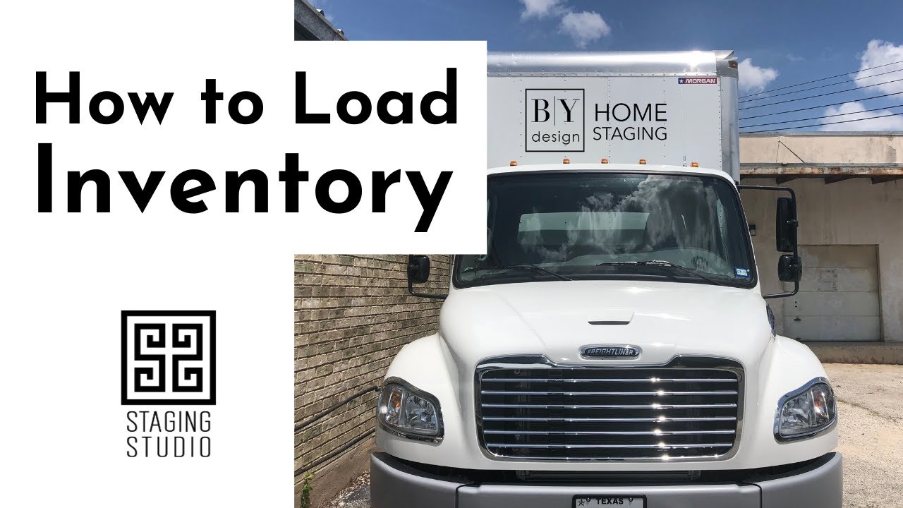 How To Load Inventory in Your Home Staging Truck - YouTube