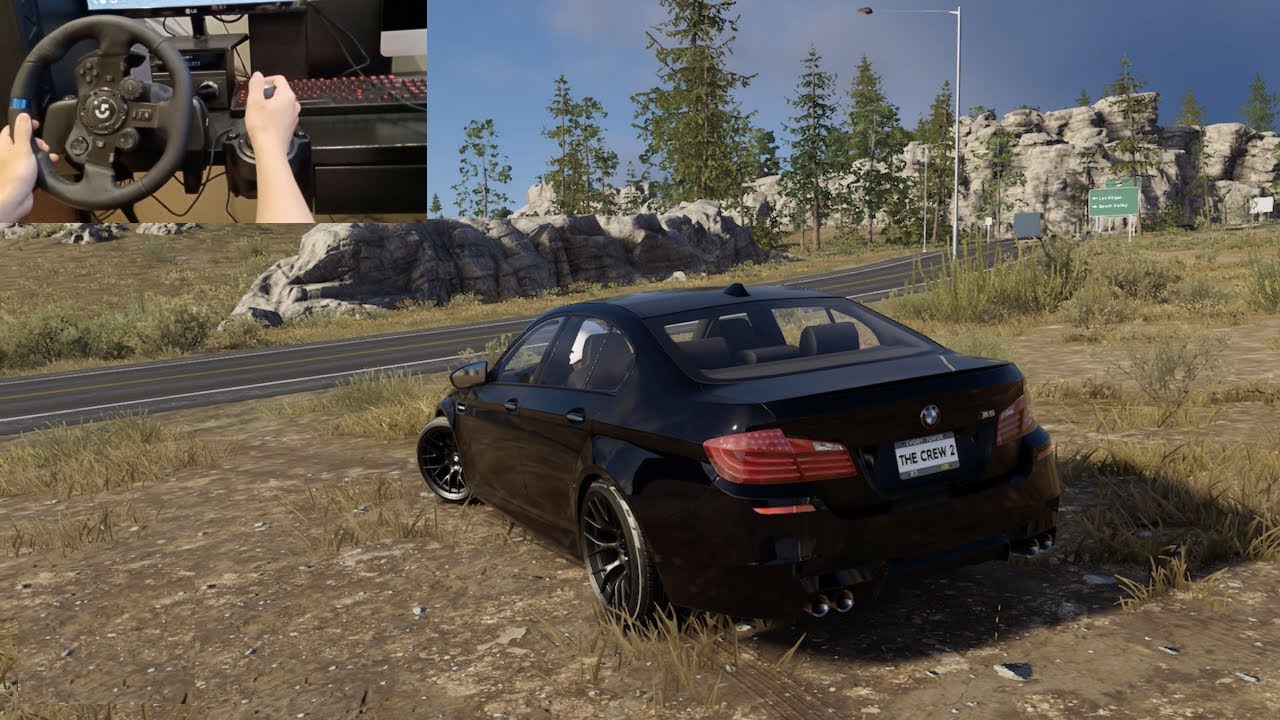 BMW M5 - The Crew 2 | Logitech g923 gameplay - YouTube