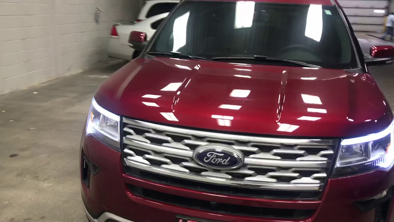 2018 Ford Explorer Limited in Ruby Red Met. at Dale Howard Auto Center ...