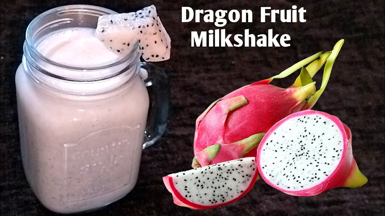 Dragon Fruit Milkshake | Dragon Fruit Shake - YouTube