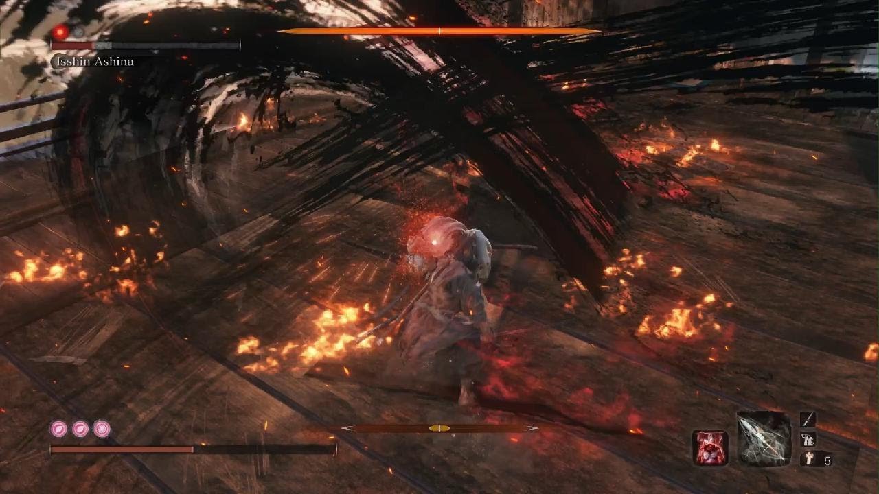 Sekiro: Shadows Die Twice: Isshin Ashina Fight (No Damage, Empowered ...