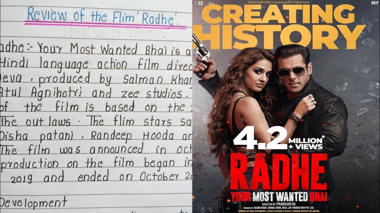 How To Write Radhe Film Review || English - YouTube