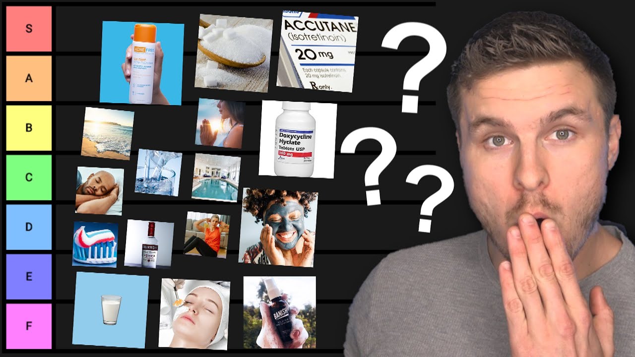 TOP Ways To Get Rid of Acne (TIER LIST) - YouTube
