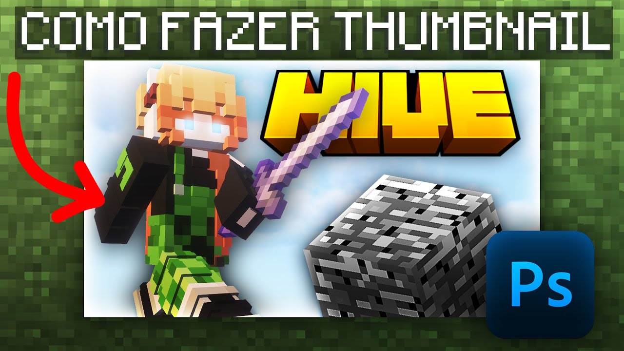 Como Fazer THUMBNAIL De MINECRAFT Facilmente 2024 - YouTube