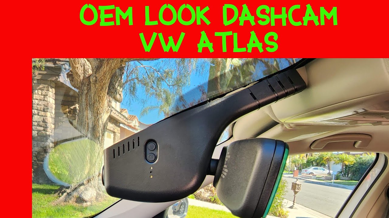Cleanest Dash Cam install for VW Atlas and Cross Sport - also made for ...