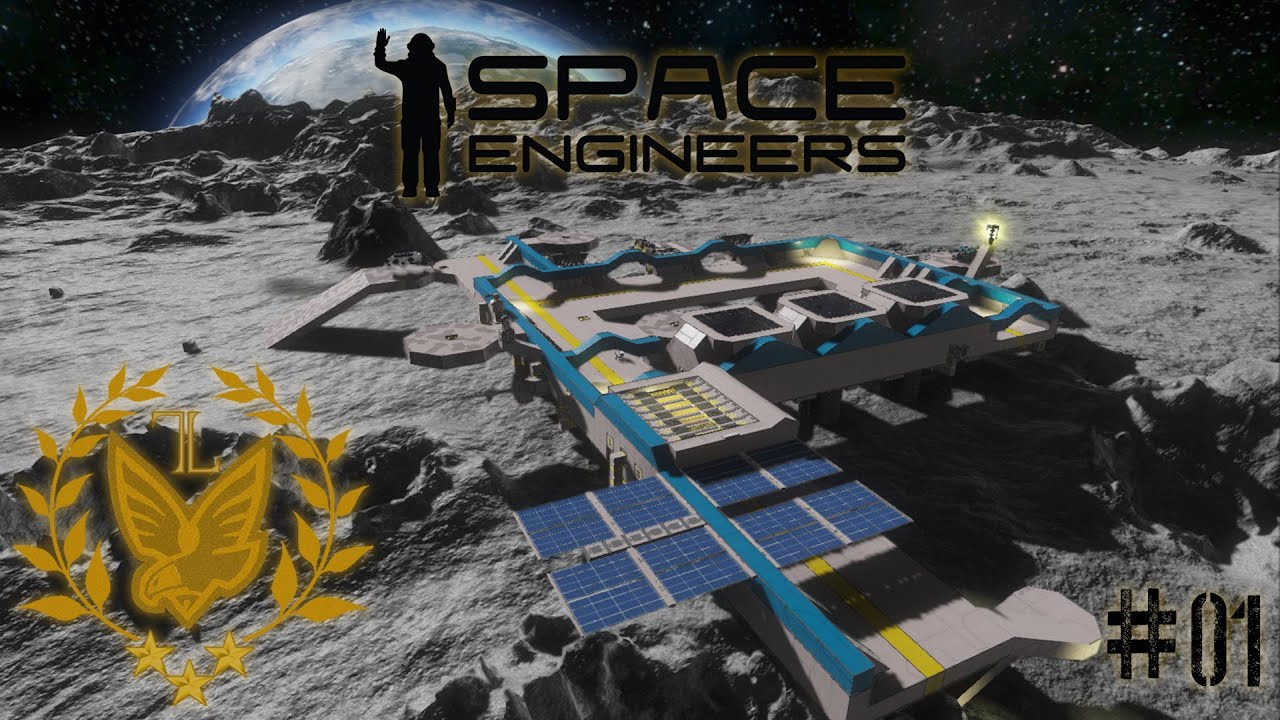 Let's play: Space Engineers #1 Securing the Moon - YouTube