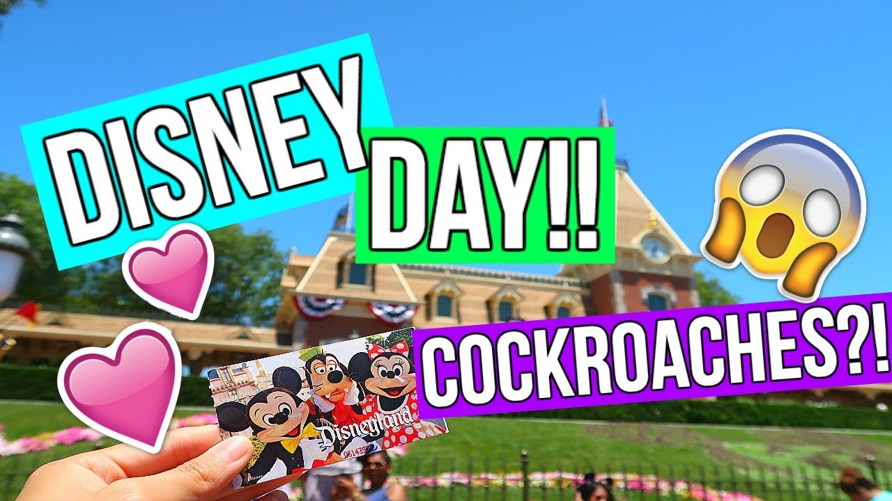 HUGE COCKROACHES AT DISNEYLAND?! THEY WOULDN'T LET ME IN?! DISNEY DAY ...
