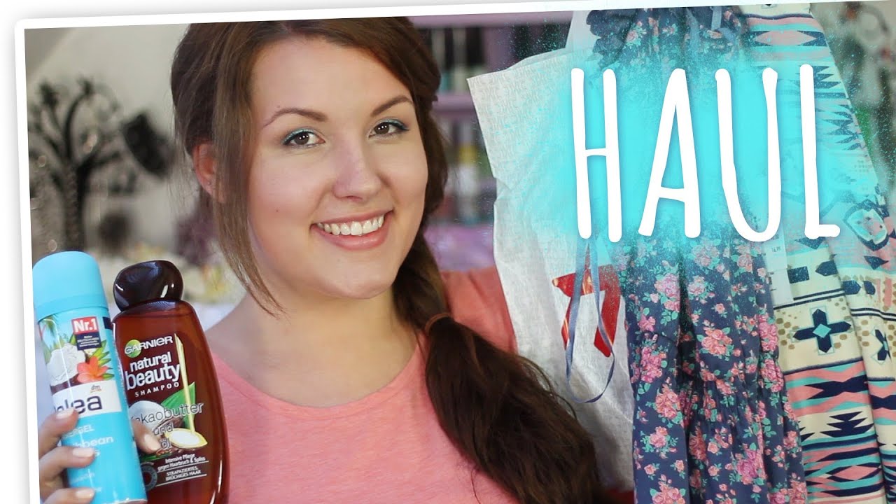 HAUL l H&M, dm, Cupcakes, Bershka, Stradivarius ... - YouTube