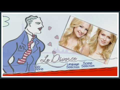 Le divorce - DVD Menu