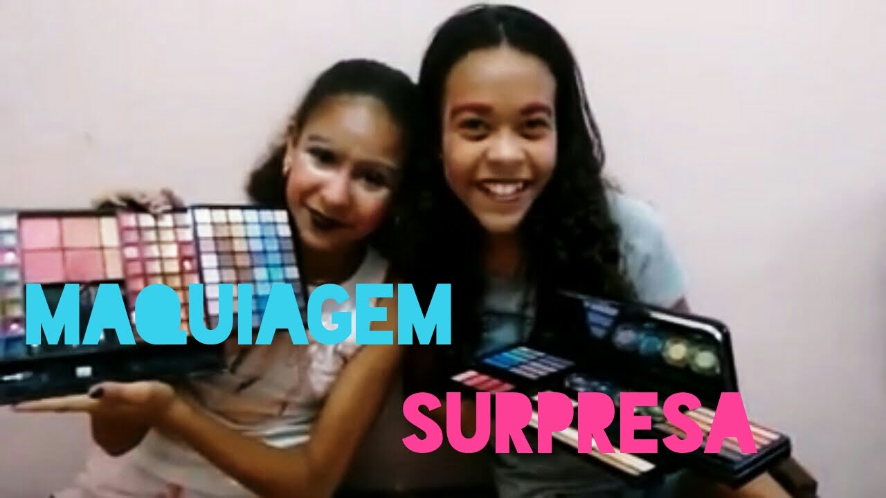 Desafio da maquiagem surpresa parte 1 - YouTube