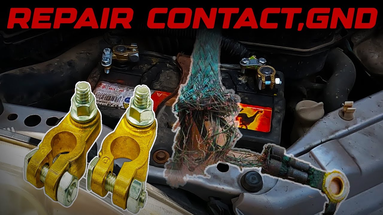 Easy change of battery terminals | Grounding cable - YouTube