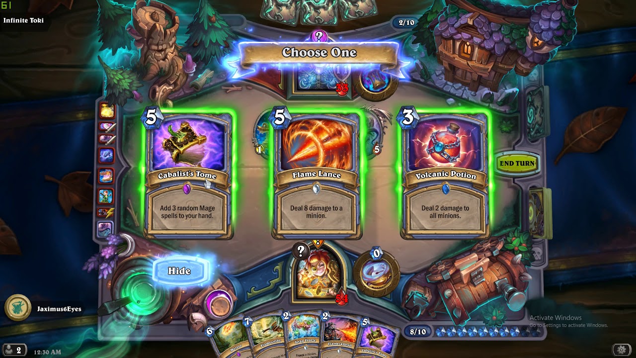 Hearthstone:Toki vs Infinite Toki (Full Game) - YouTube