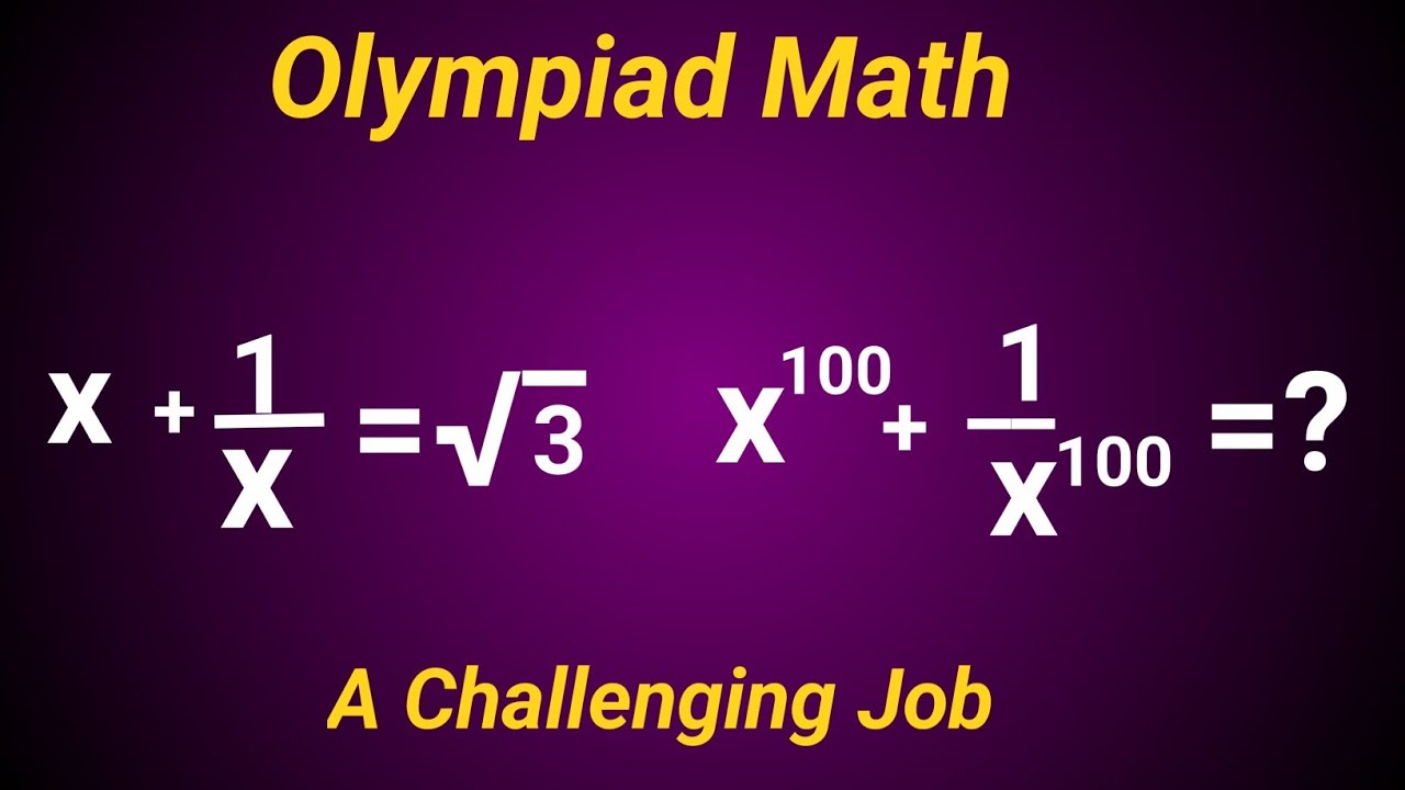 Olympiad Math | A nice olympiad problem | How to solve? | - YouTube