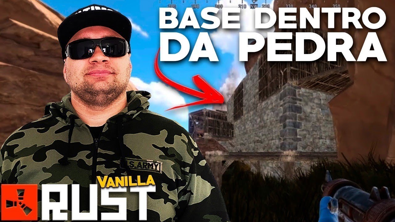 ele construiu uma base dentro da pedra, mas levou RAID Online! -RUST ADMIN - YouTube