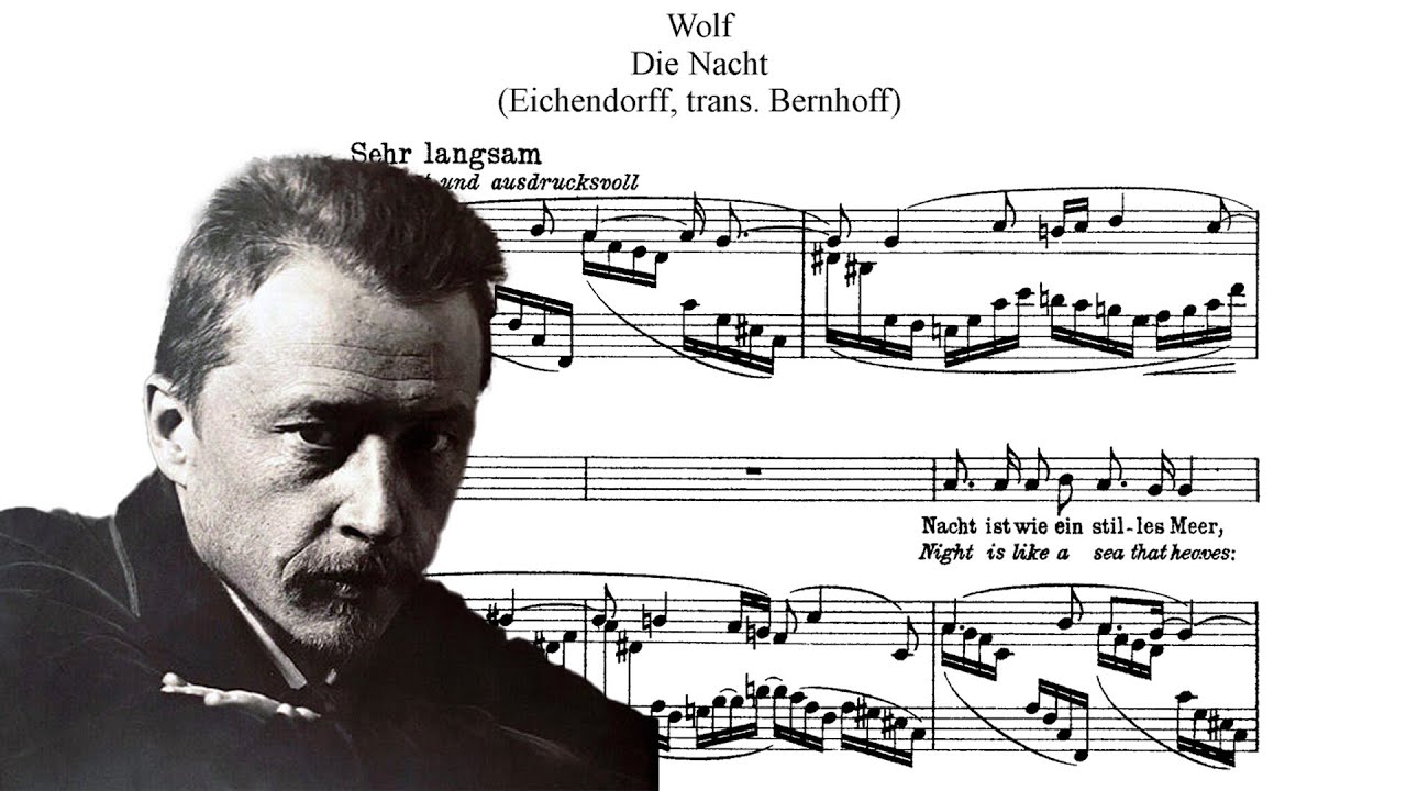 Hugo Wolf - Die Nacht. Eichendorff Lieder: No. 19. Accompaniment - YouTube
