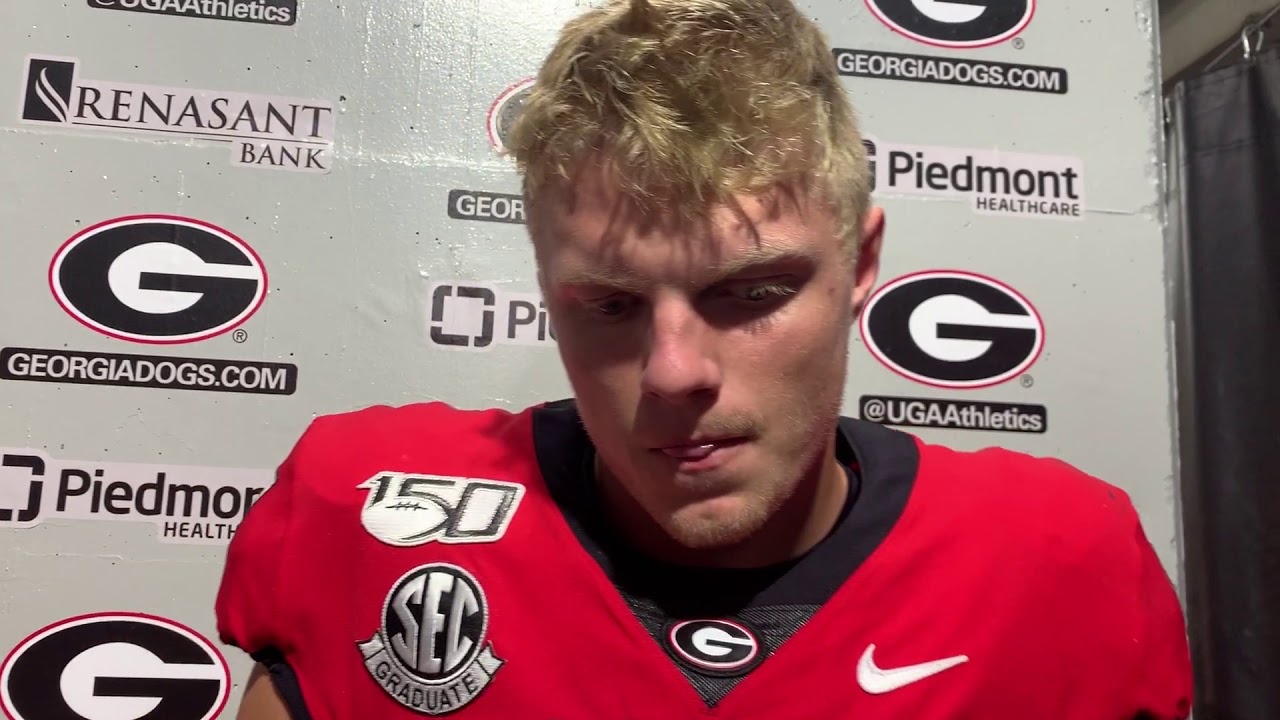 Georgia TE Eli Wolf, 4 catches, 73 yards - YouTube