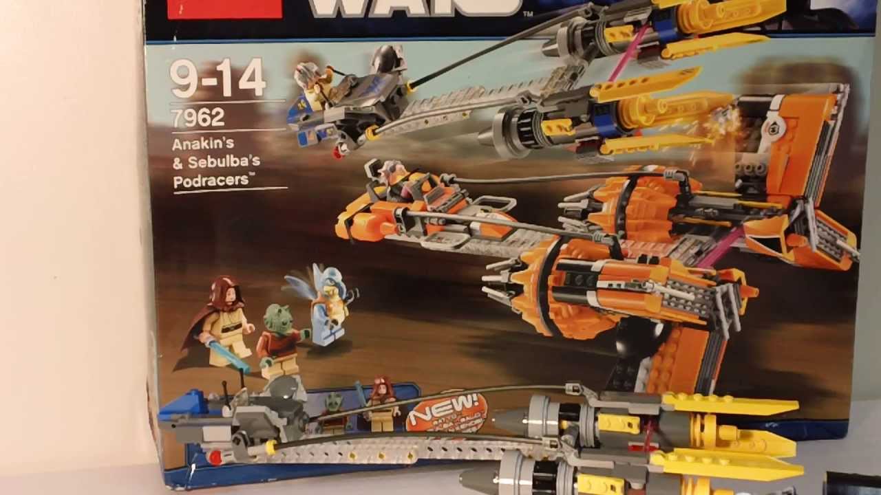 LEGO Star Wars 7962 Anakin and Sebulba's Podracers Review - YouTube