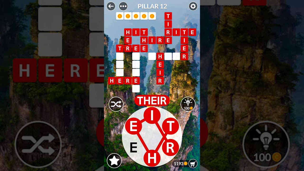 Wordscapes Pillar 12 | Wordscapes Answers - YouTube