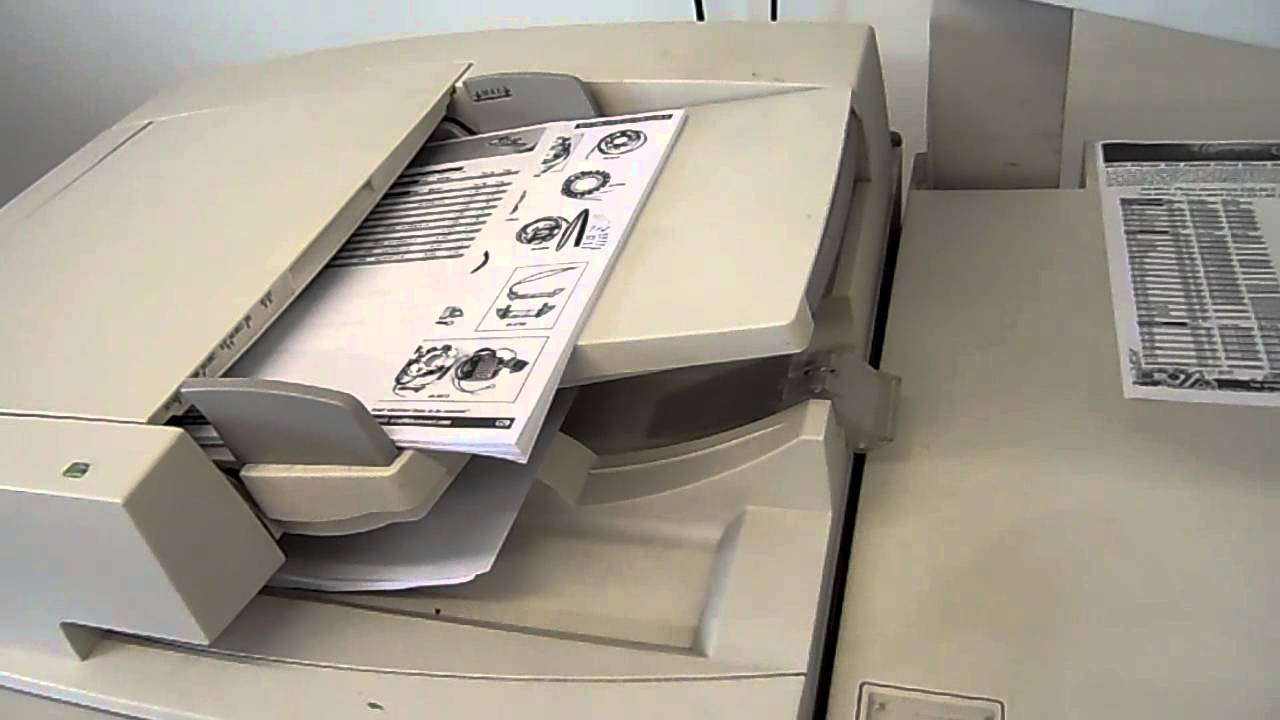 XEROX 4112 - BOOKLET MAKER - YouTube