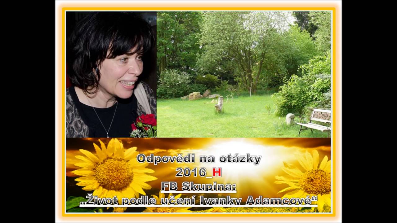 Iva Adamcová FB odpovědi 2016 H - YouTube