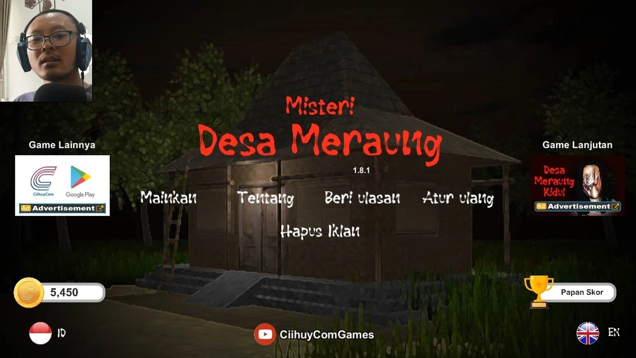 Bang Ciihuy main game Misteri Desa Meraung - YouTube